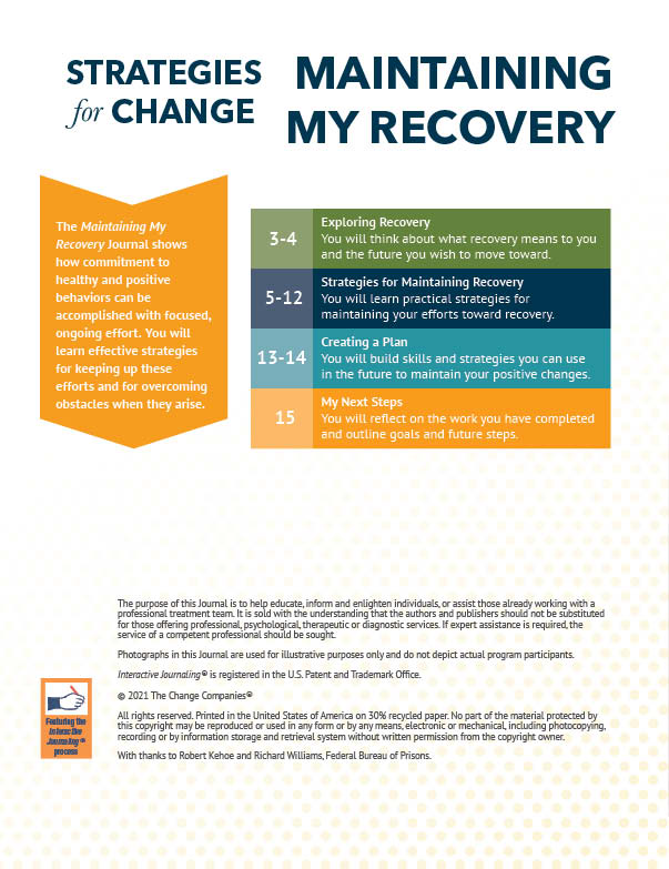 Maintaining My Recovery – The Change Companies