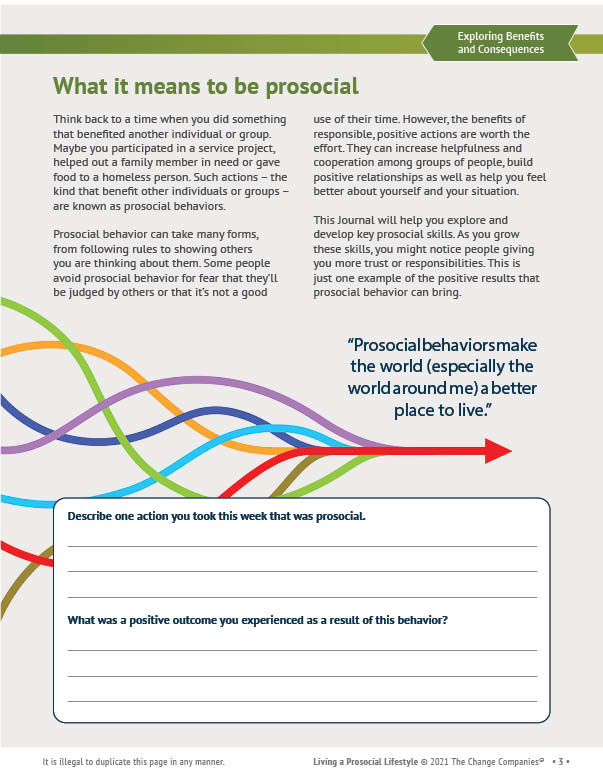 Living a Prosocial Lifestyle – The Change Companies